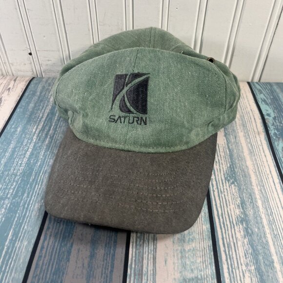 swingster | Accessories | Vintage Saturn Hat Snapback Baseball Cap Mens Green Gray Usa | Poshmark